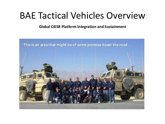 BAE Tactical Vehicles Overview