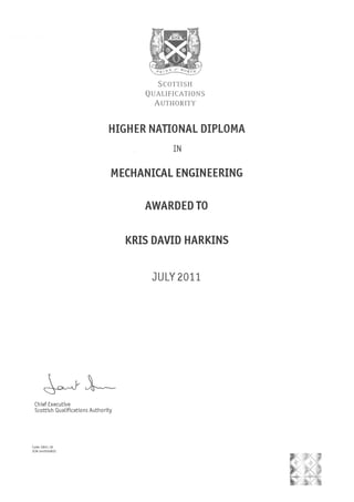 Hnd Certificate Template