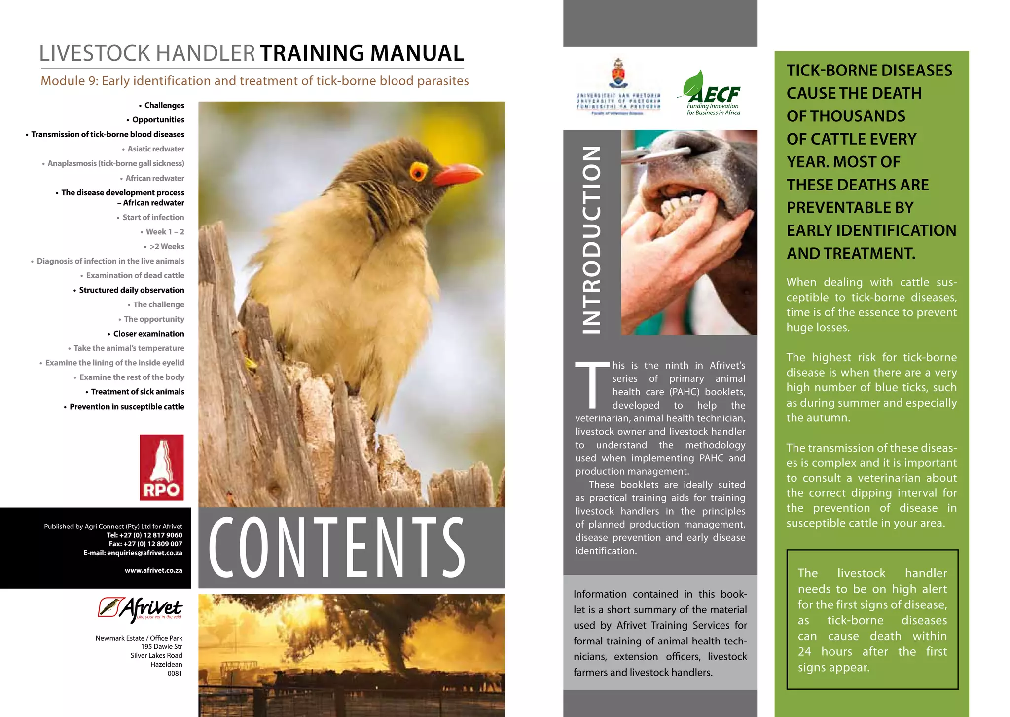 Manual 9 Tick Borne Blood Parasites | PDF