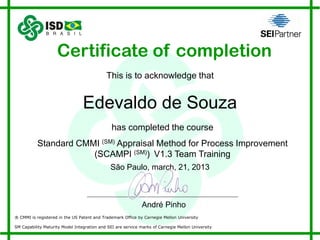 certificado - SCAMPI | PDF