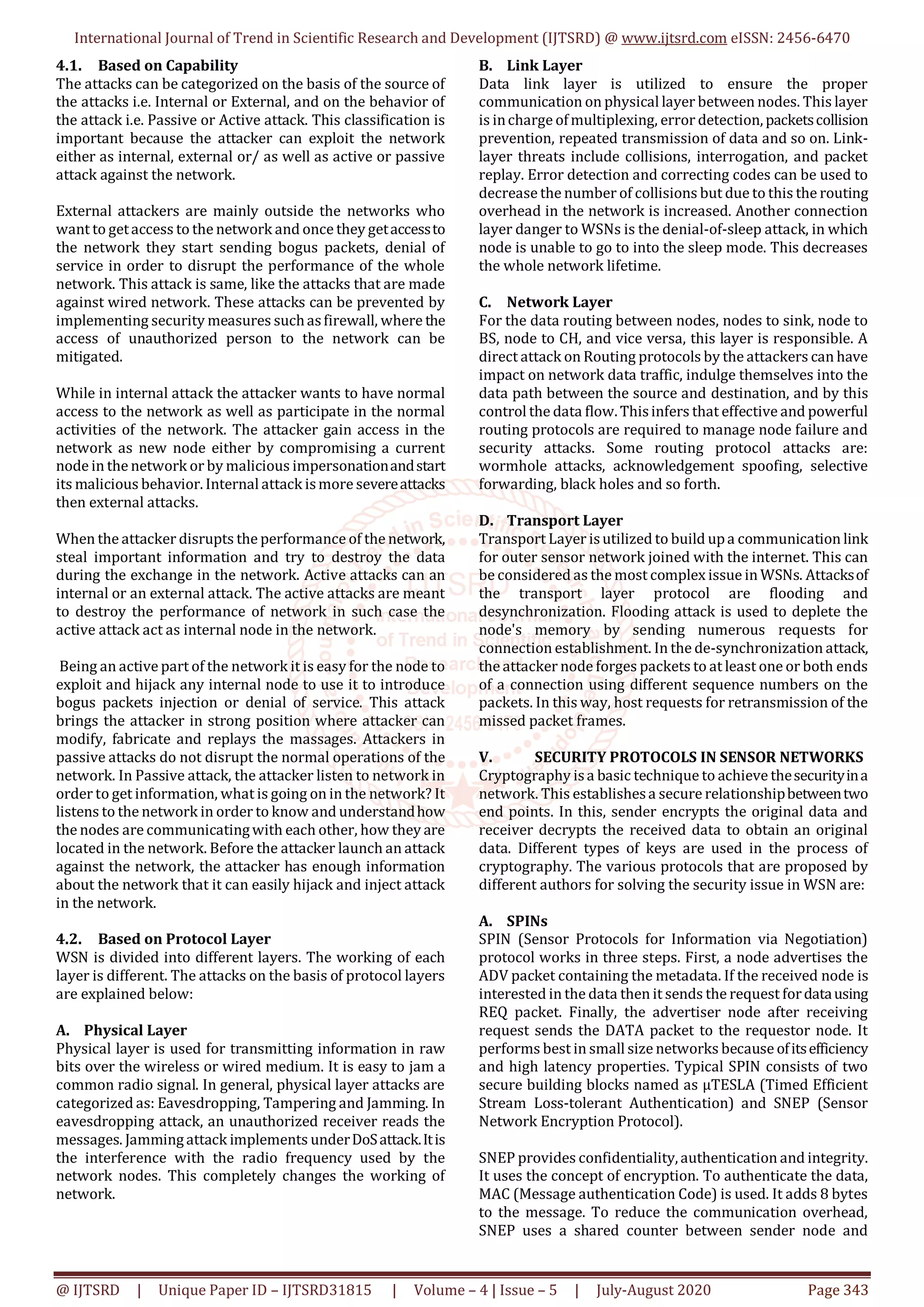 A Review On Wireless Sensor Network Security Pdf