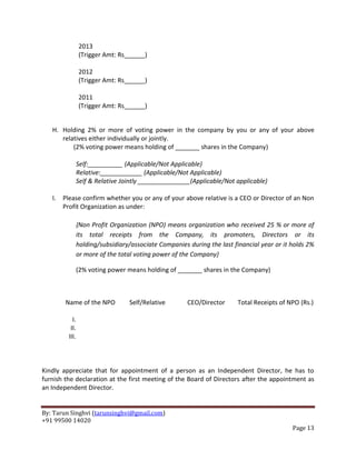 ICSI letter to director for some details | PDF