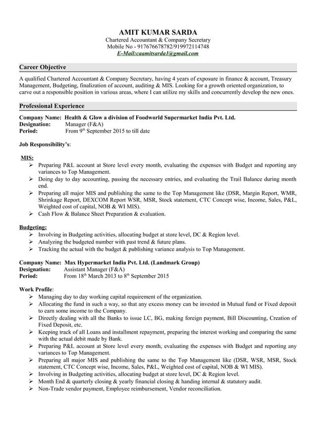 Amit Resume | PDF