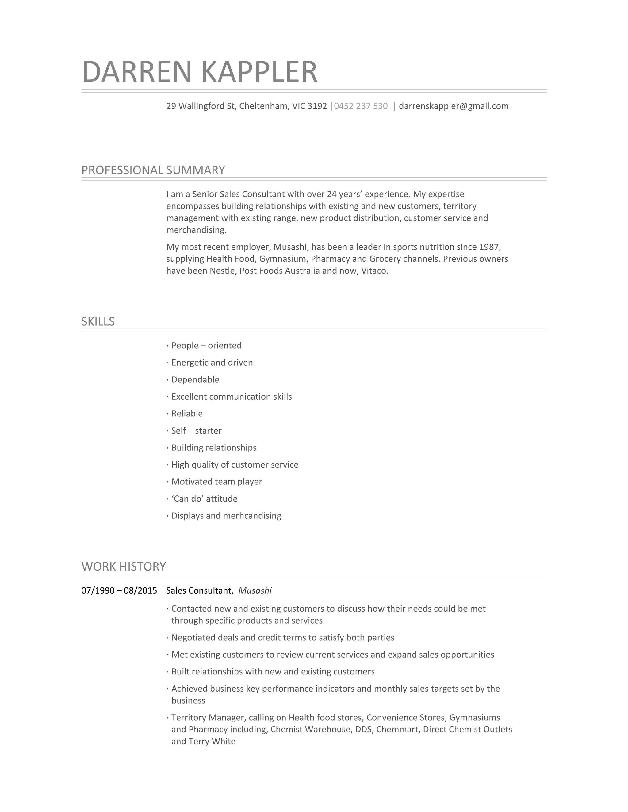 DK resume | PDF