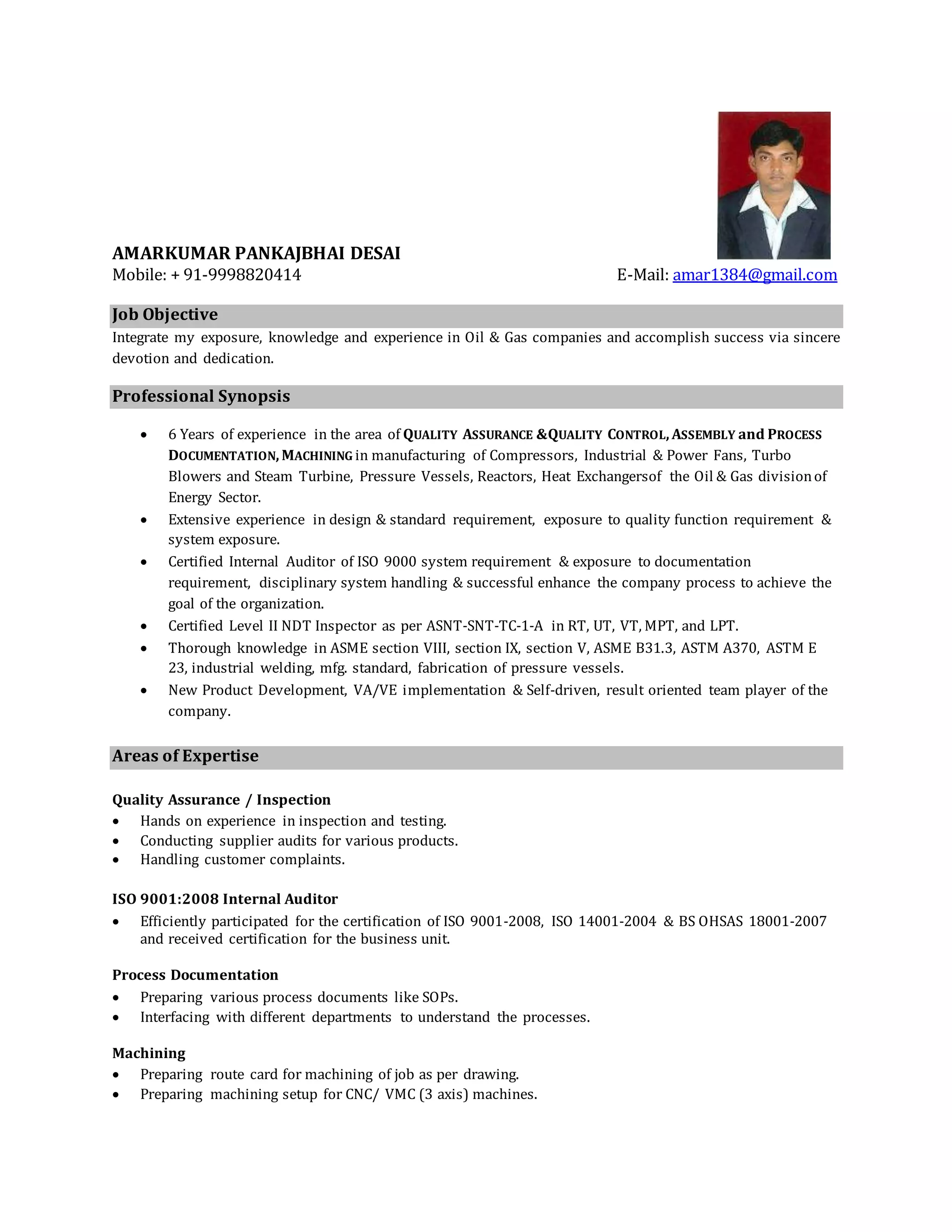 Amar Resume | DOCX