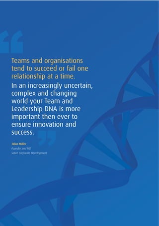 Team and Leadership DNA Brochure 2014 | PDF