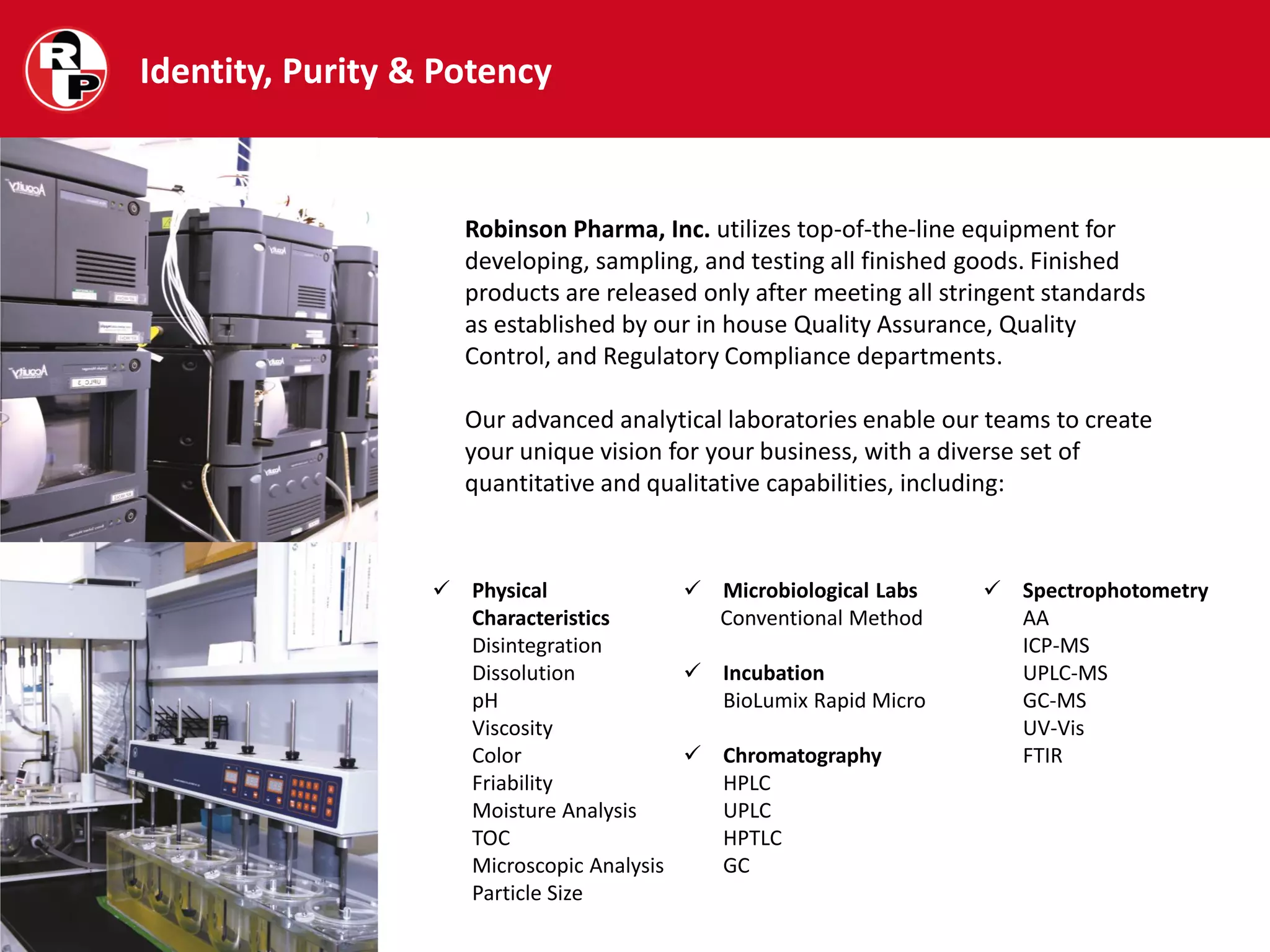 Robinson Pharma, Inc. Capabilities Presentation | PPT