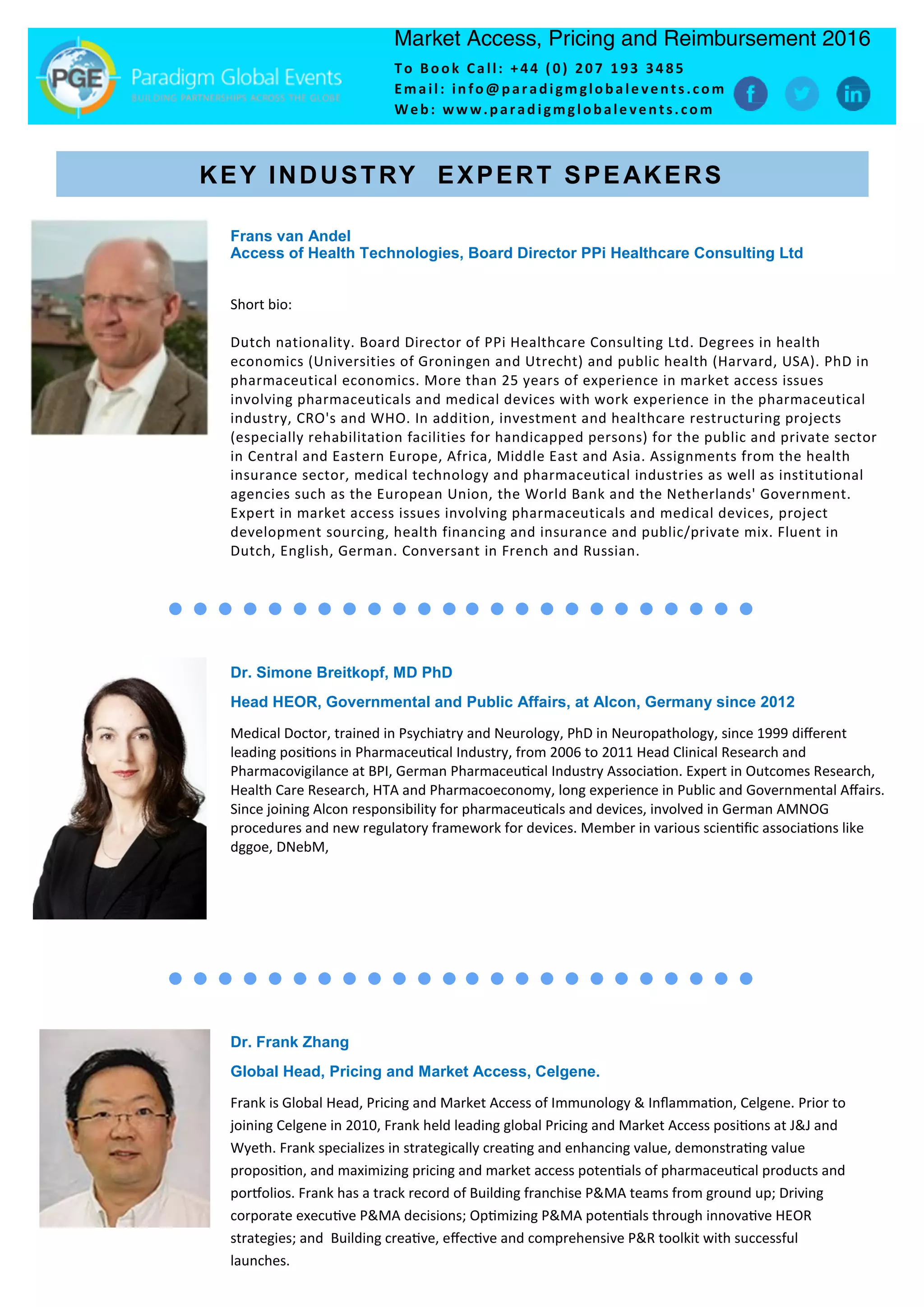 Market Access, Pricing and Reimbursement streamlined | PDF