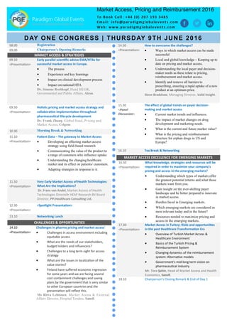 Market Access, Pricing and Reimbursement streamlined | PDF