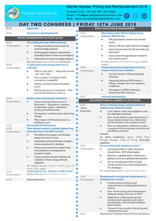 Market Access, Pricing and Reimbursement streamlined | PDF