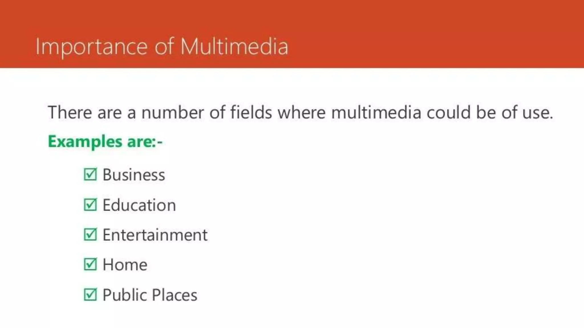Importance of multimedia | PPTX