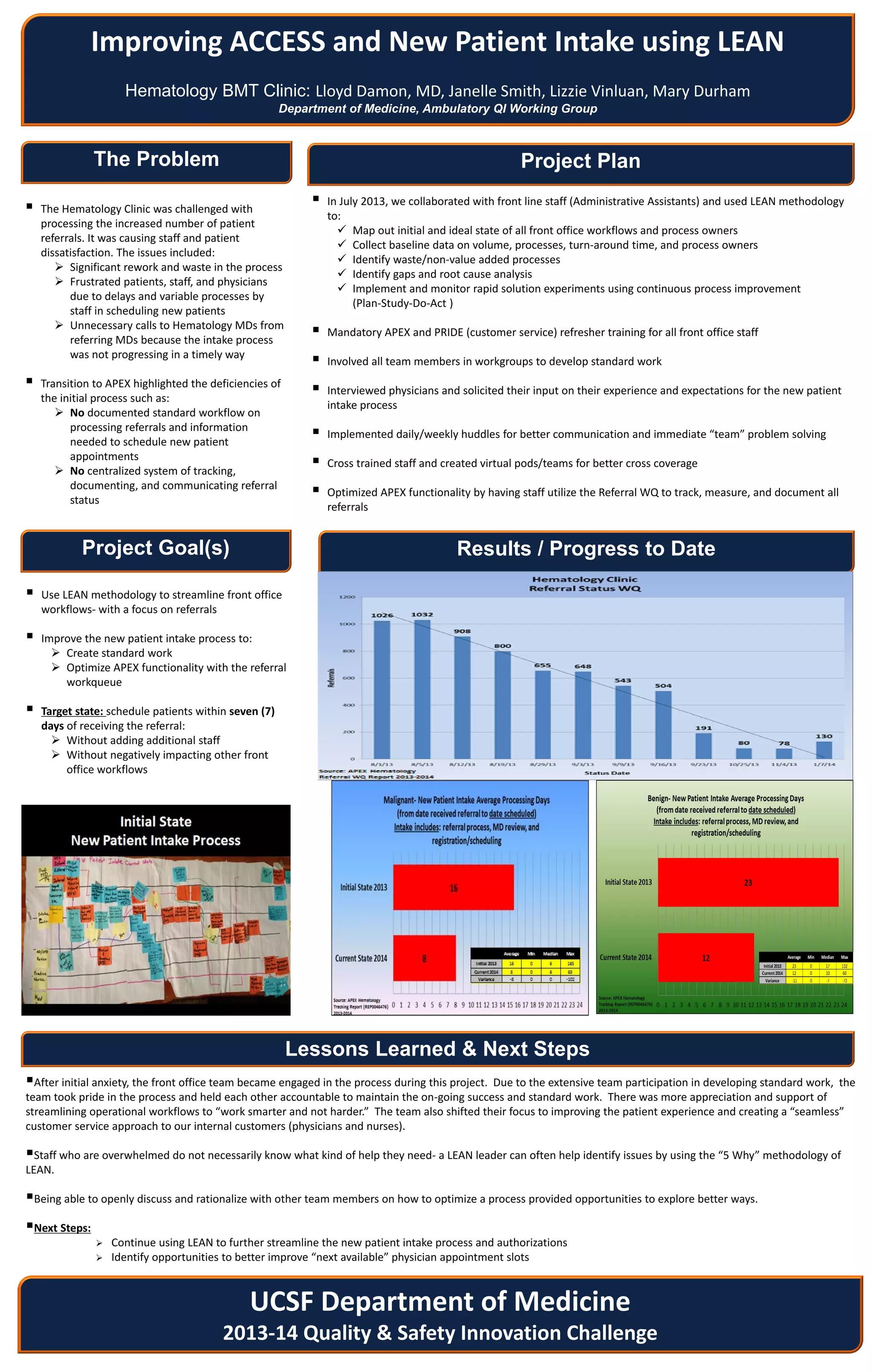 Final Version-Hematology-QSIC Poster Template 5-1-2014 | PDF