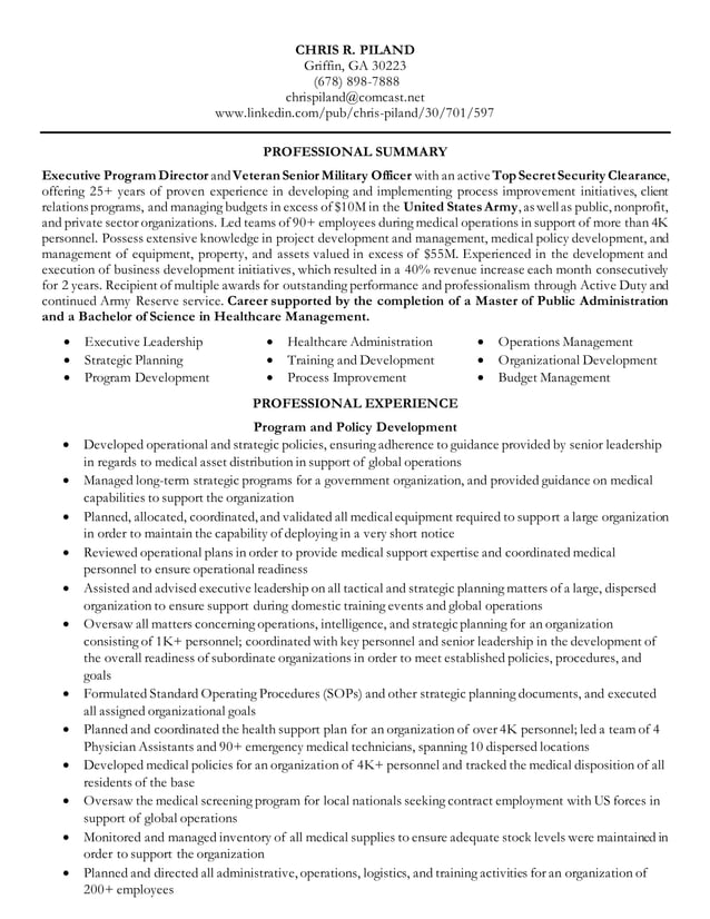 Chris Piland Resume | DOCX