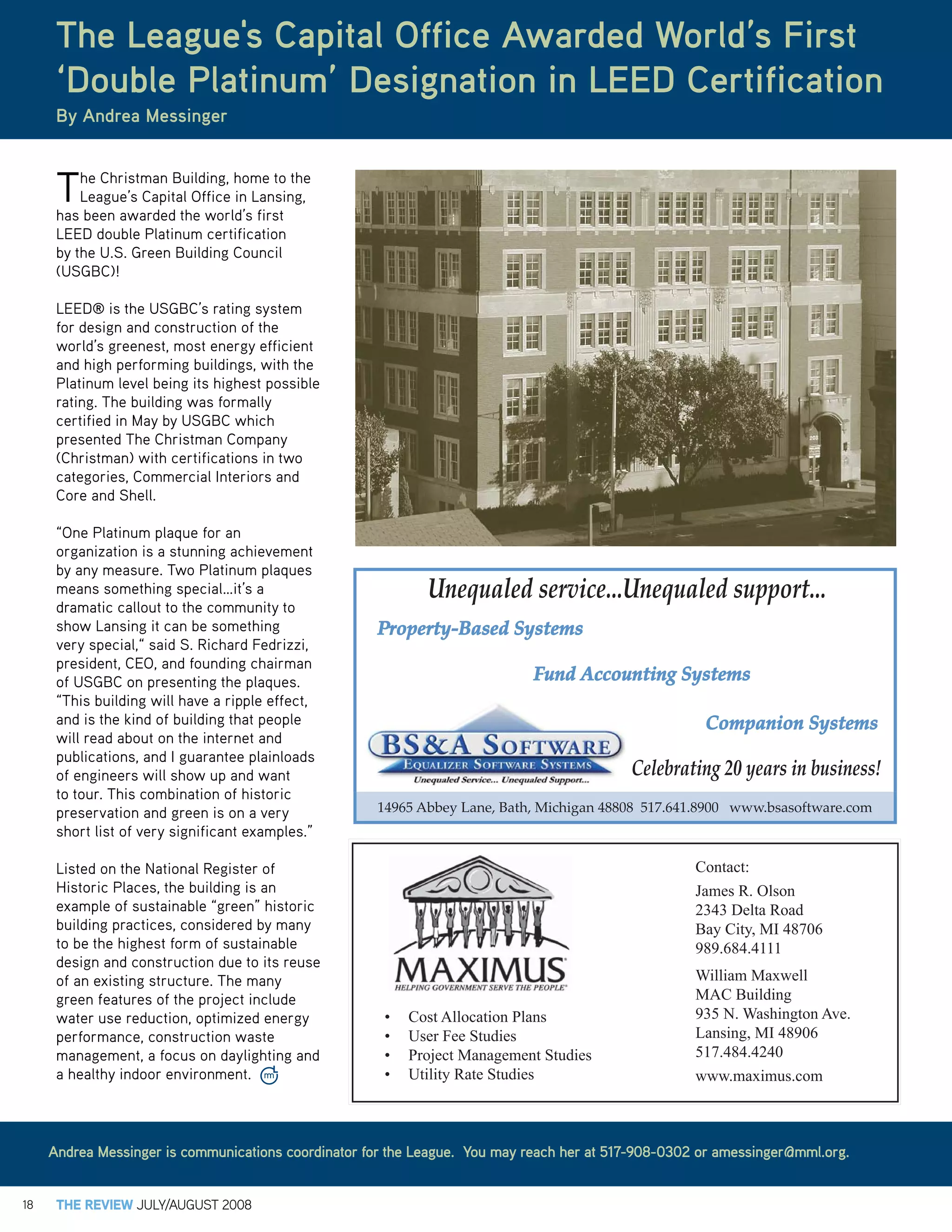 The Review - July.August.2008