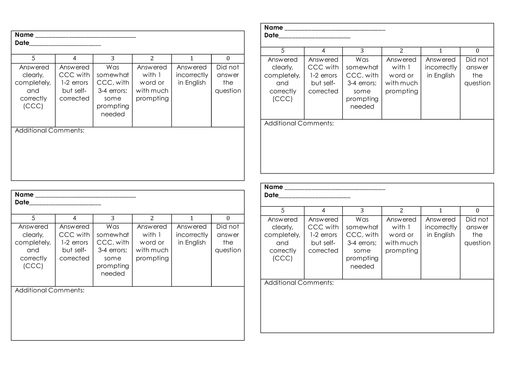 Conversation Progress Monitoring | DOCX