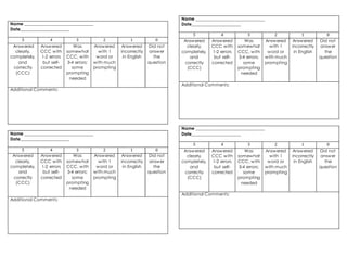 Conversation Progress Monitoring | DOCX