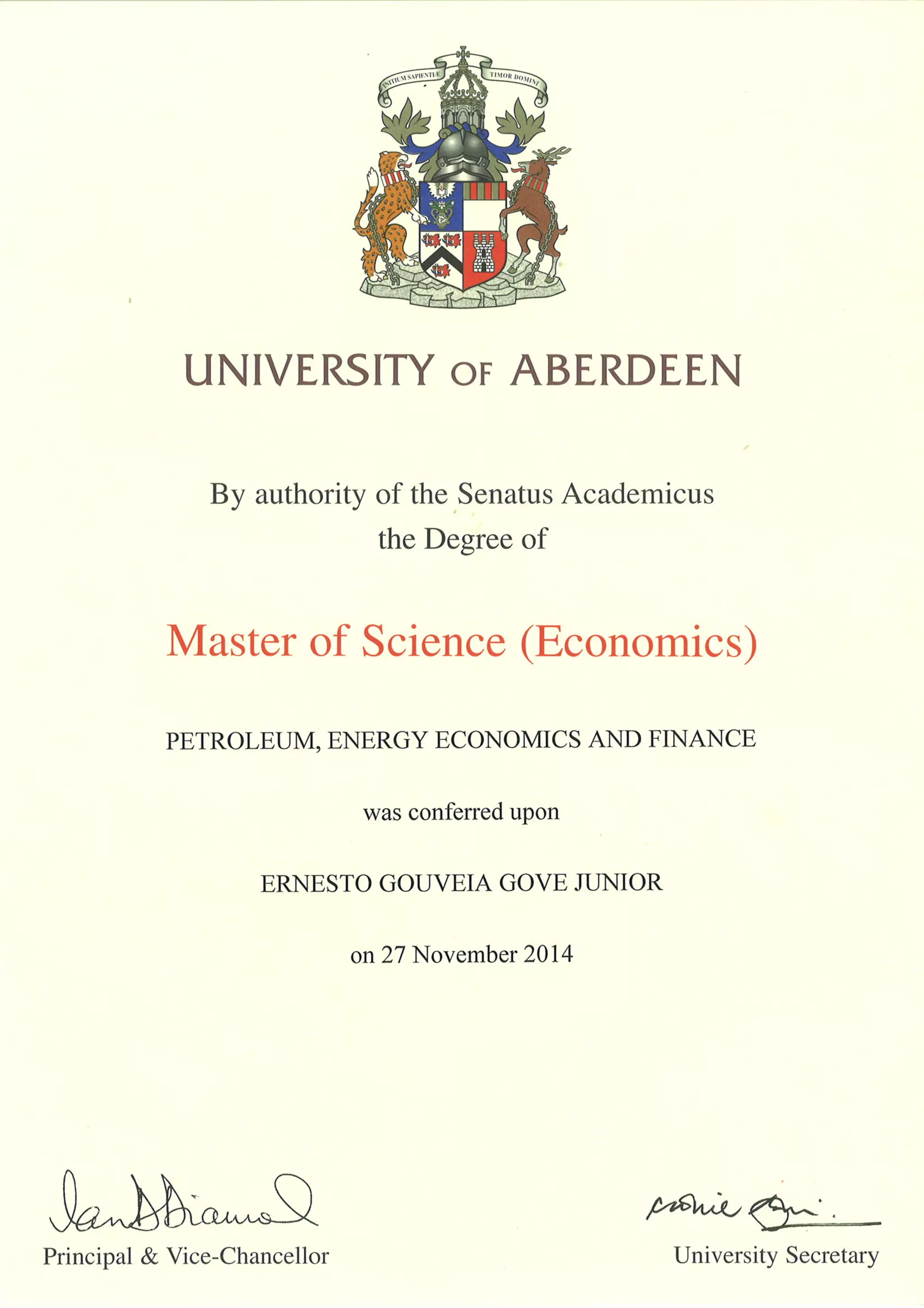 University of Aberdeen 2 | PDF