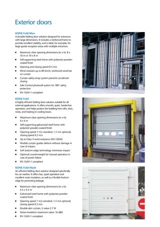 KONE High Speed Doors | PDF | Home Improvement | Home & Garden