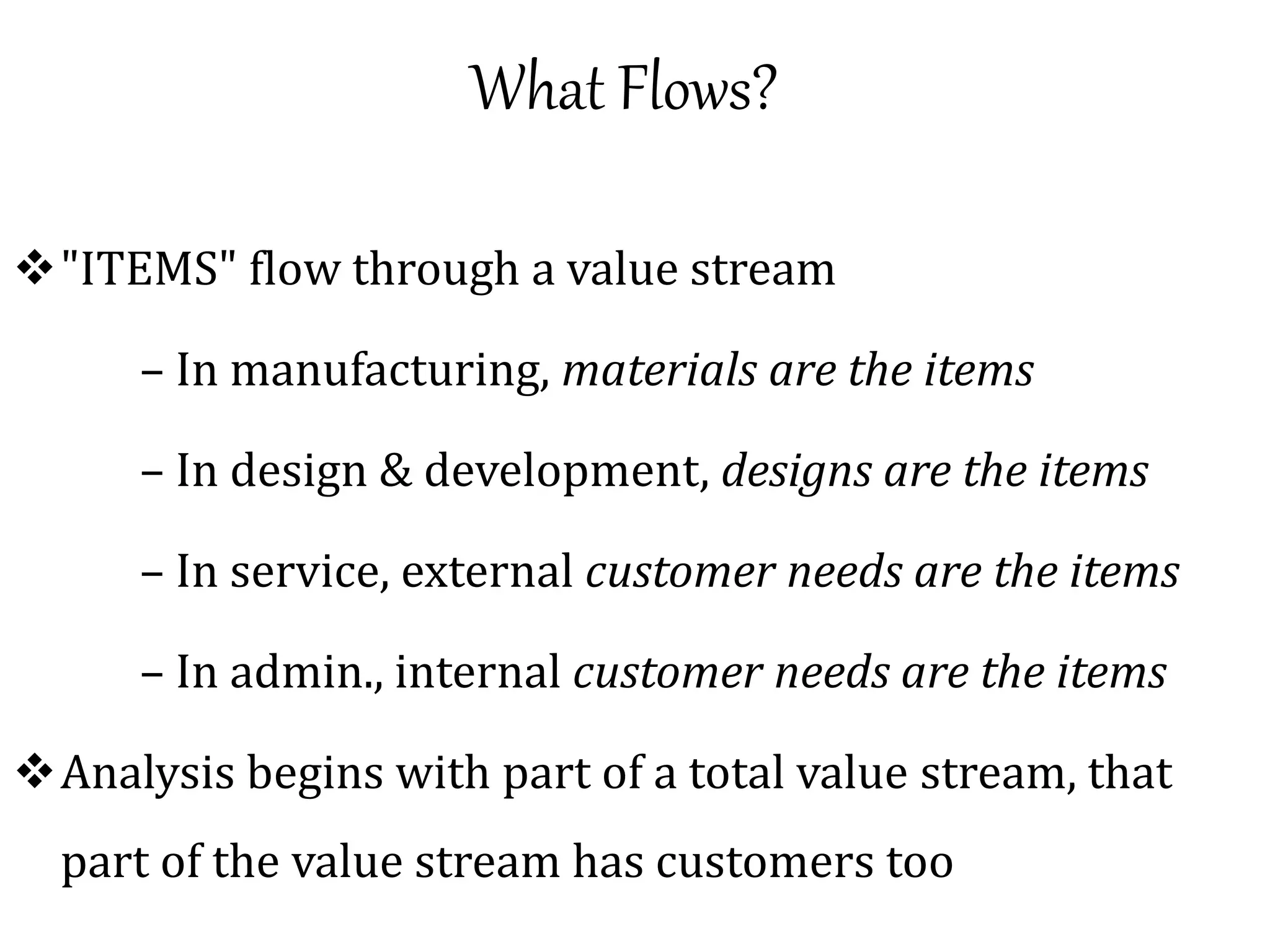 Value Stream Mapping | PPTX