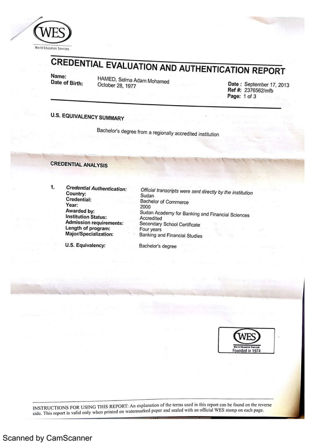 WES evaluation | PDF