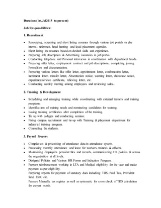 amrita hr executive | DOCX