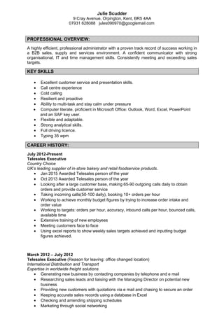 CV 2013 Julie Scudder - Administrator (1) | DOC