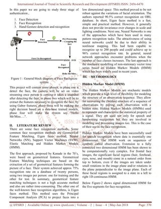 HMM-Based Face Recognition System with SVD Parameter | PDF