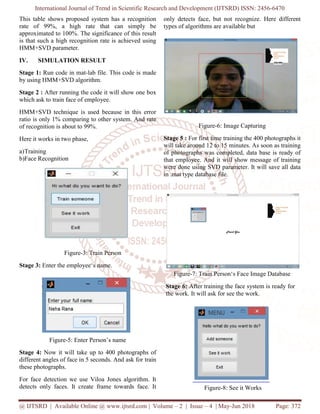 HMM-Based Face Recognition System with SVD Parameter | PDF
