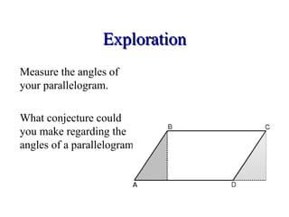 6_2 Properties of Parallelograms PRESENTATION.ppt