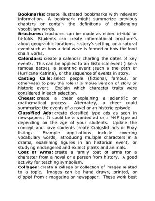 School Project Ideas