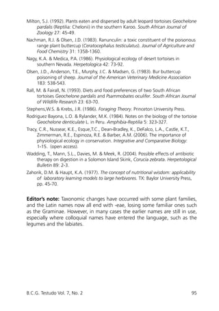 62; testudo hermanni; dietary selection | PDF