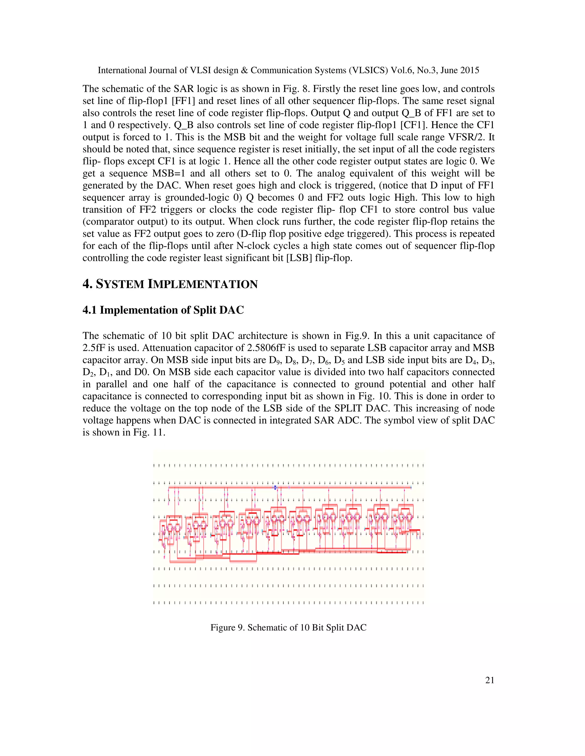 Design And Implementation Of 10 Bit 2mss Split Sar Adc Using 018um