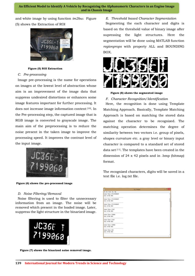 An Efficient Model to Identify A Vehicle by Recognizing the ...