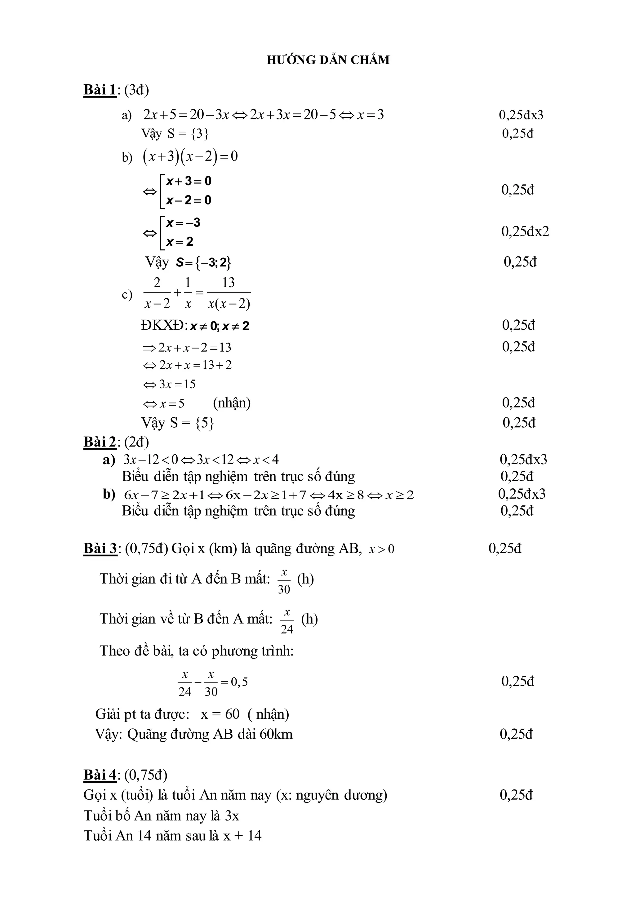 Đề Thi HK2 Toán 8 - THCS Trung Lập | PDF