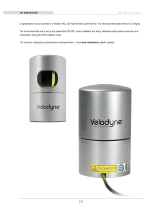 HDL-32E High Definition LiDAR™ Sensor | PDF