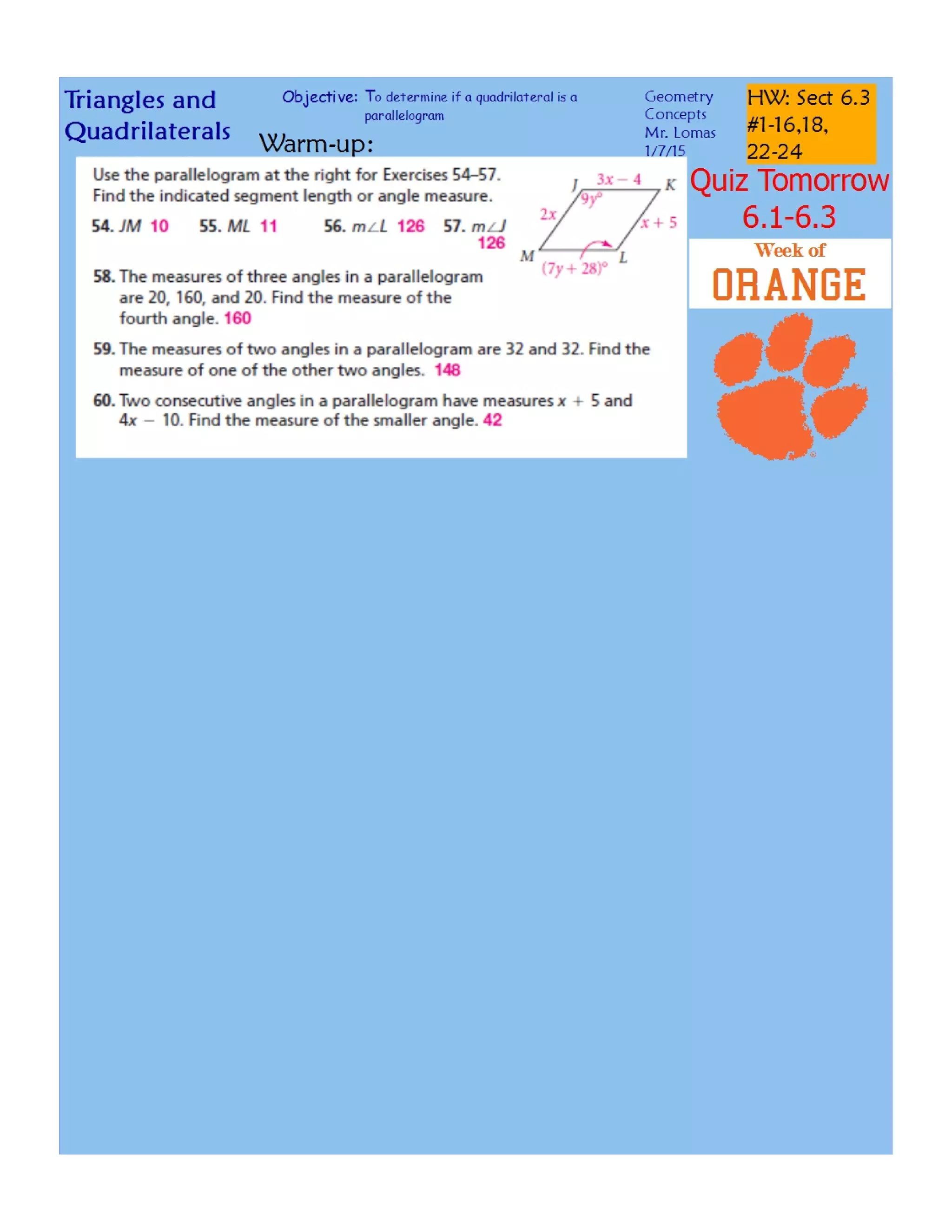 6-3 Proving Quadrilaterals to be Parallelograms Concepts.pdf