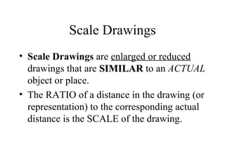 6.3 Similar Figures and Scale Drawings | PPT | Drawing and Sketching ...