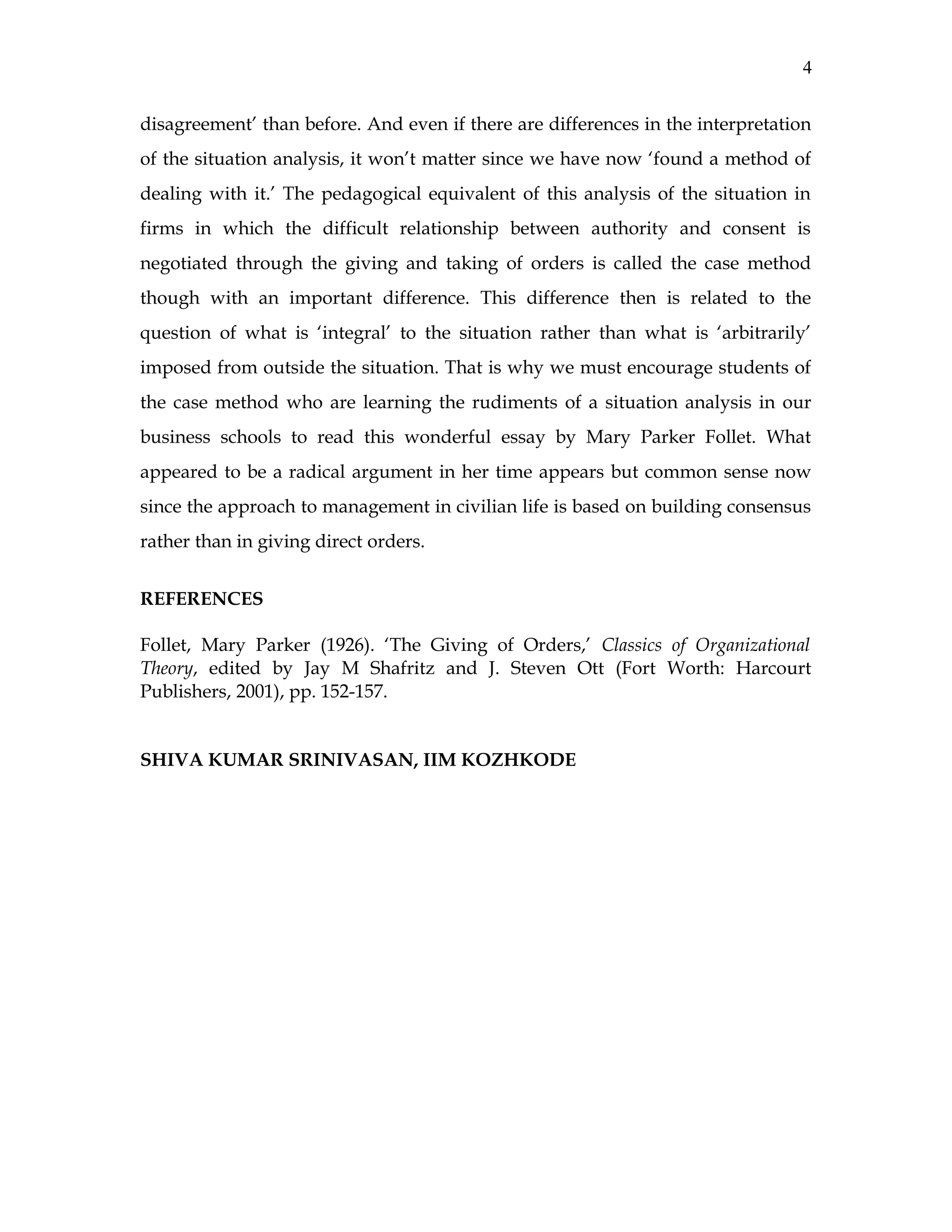 On the Law of the Situation | DOC