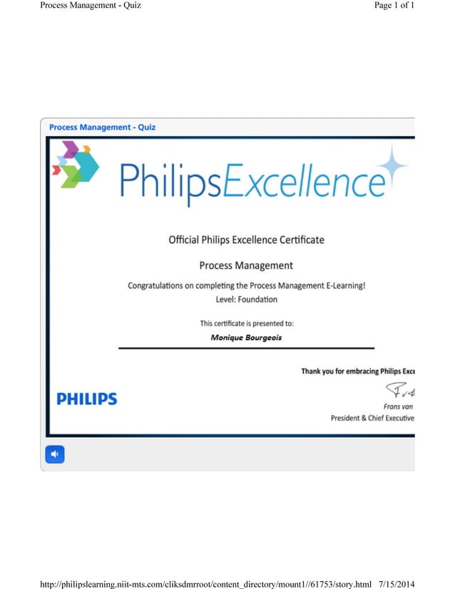 ProcessManagement-certificate | PDF
