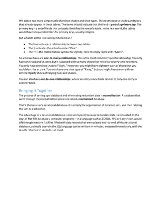 An Explanation of Relational Databases | PDF