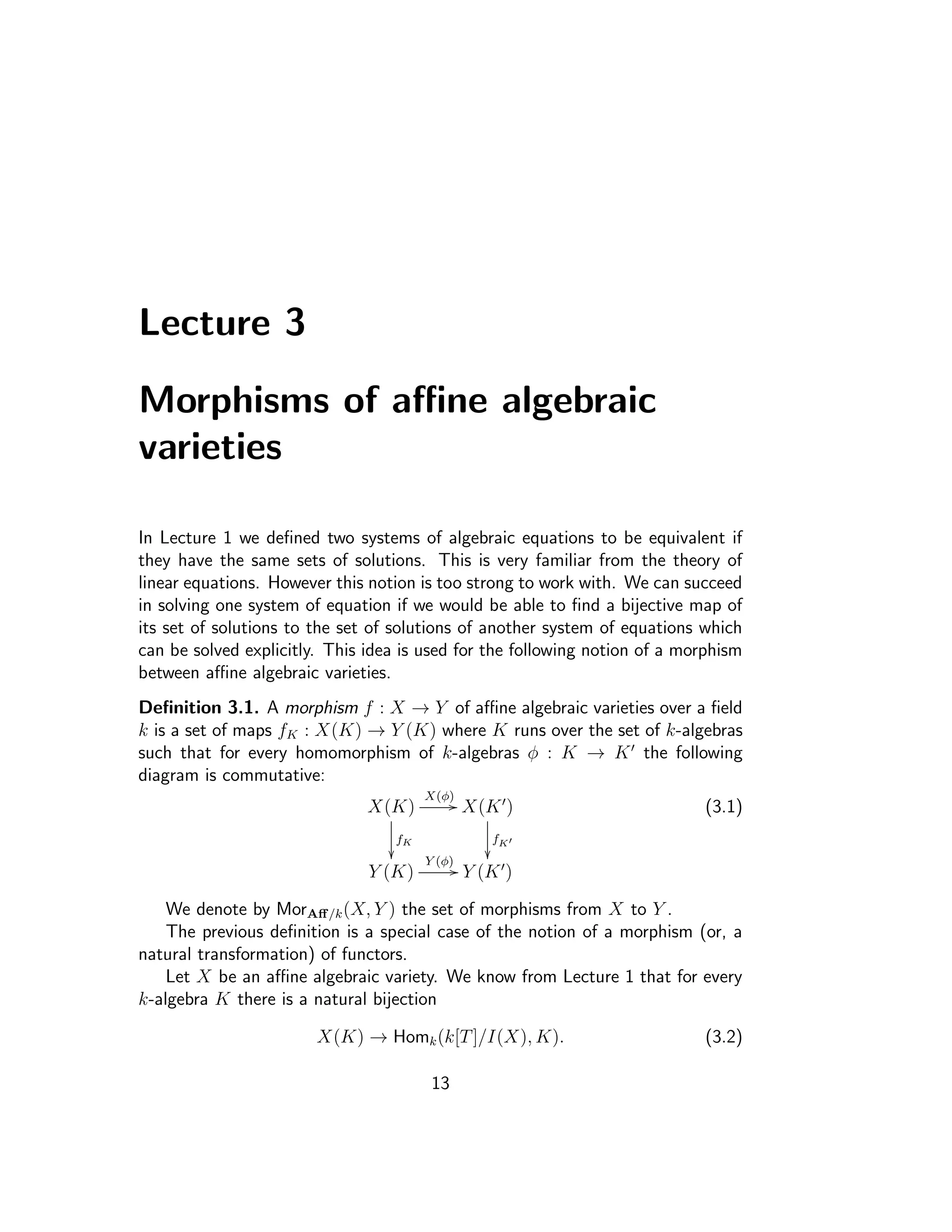 Basic Introduction to Algebraic Geometry | PDF