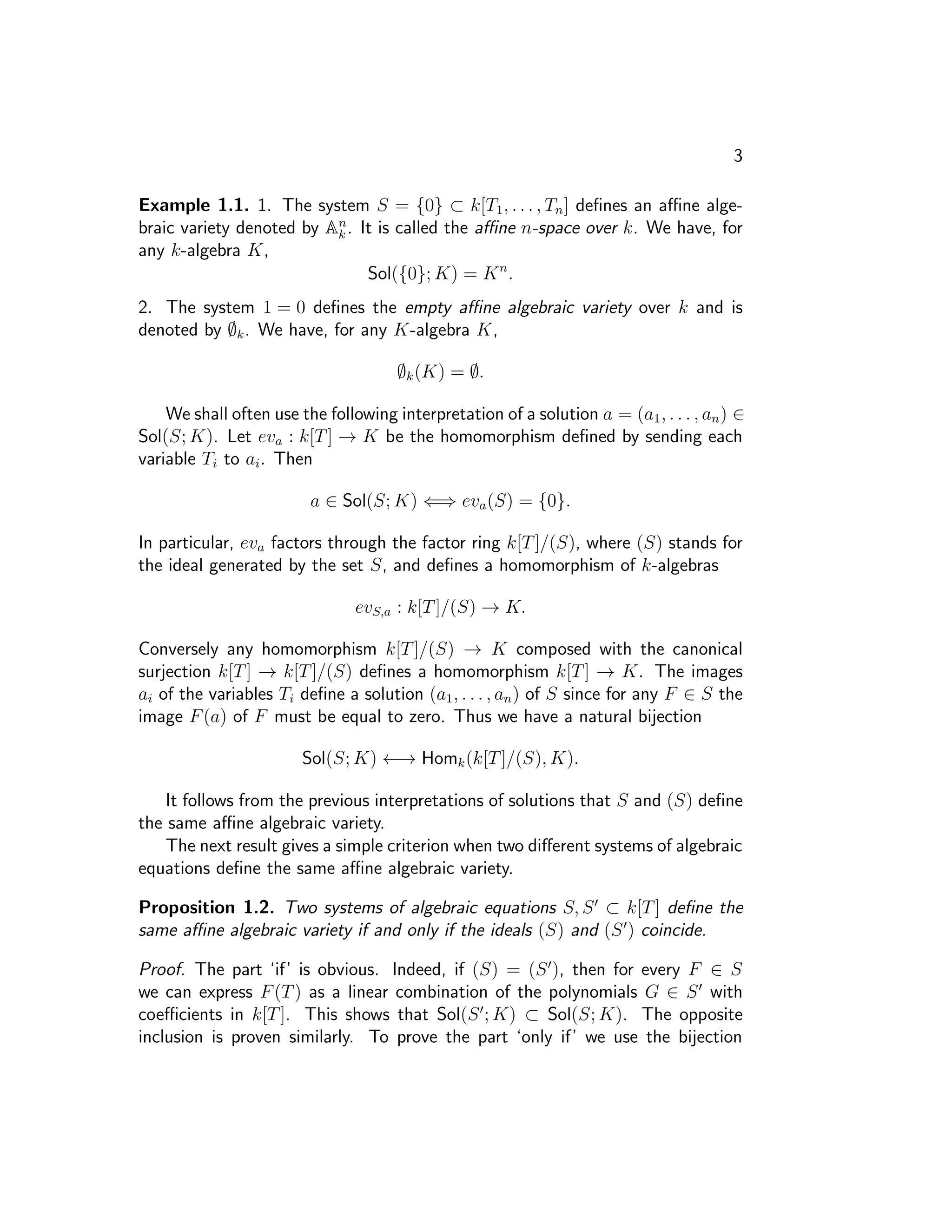 Basic Introduction to Algebraic Geometry | PDF