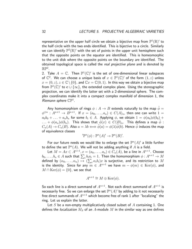 Basic Introduction to Algebraic Geometry | PDF