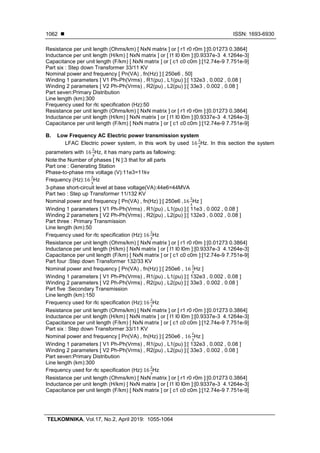 Application of LFAC { Hz} for electrical power transmission system: a ...