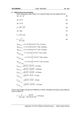 Application of LFAC { Hz} for electrical power transmission system: a ...