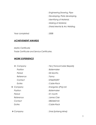 CV MAZIYA 2014 | DOC