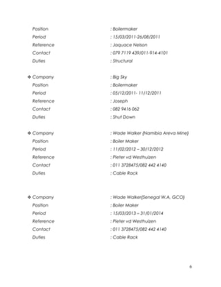 CV MAZIYA 2014 | DOC