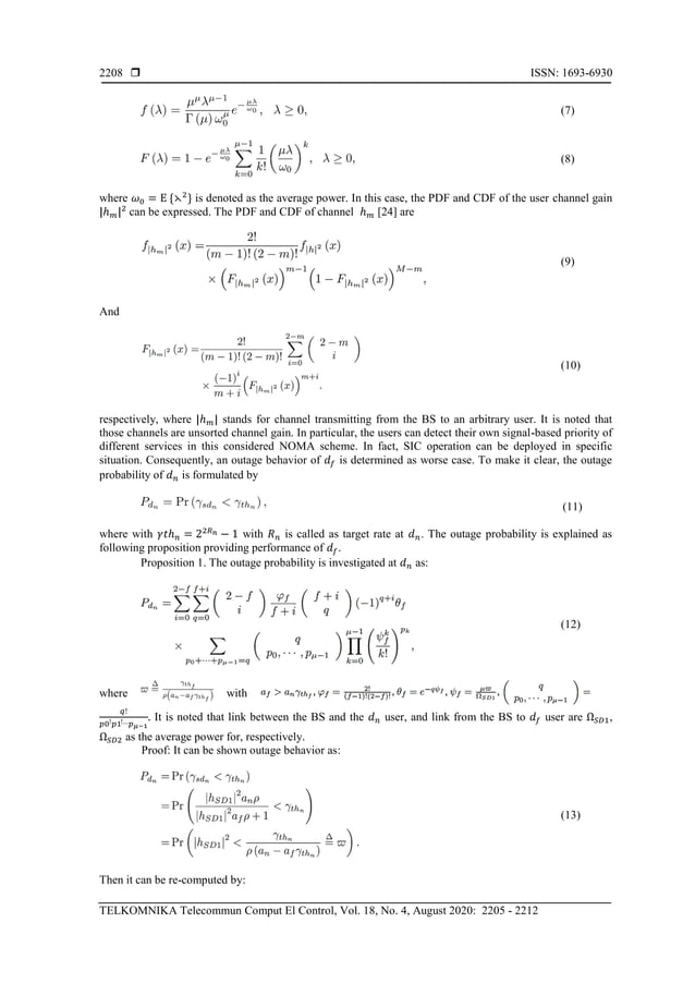 Study on transmission over Nakagami-m fading channel for multiple access scheme without ...