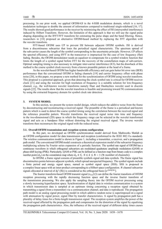 OFDM synchronization system using wavelet transform for symbol rate detection | PDF