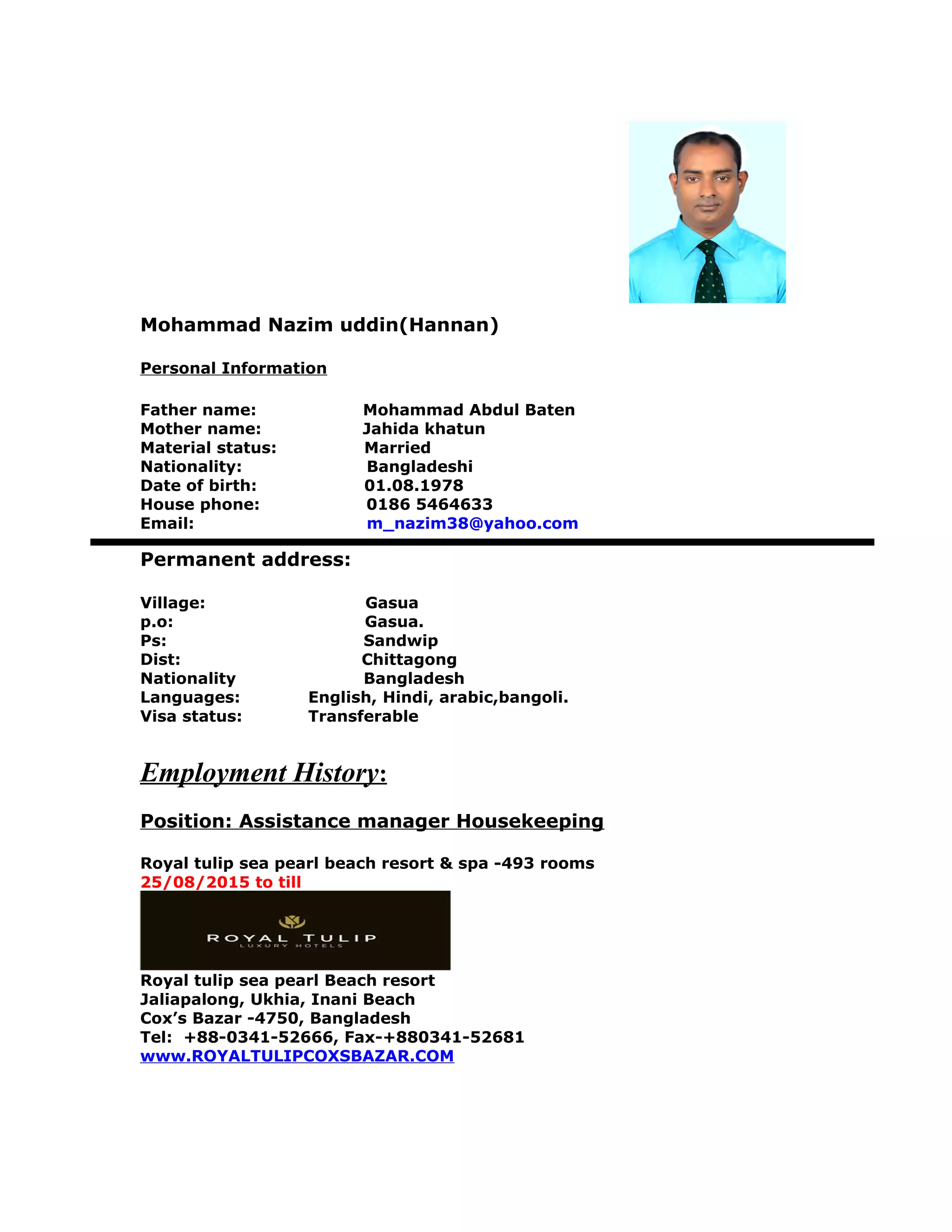 Nazim CV | DOC